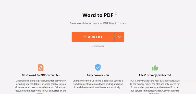 Come Convertire Word in PDF - PDF Candy Come Convertire Word in PDF - PDF Candy